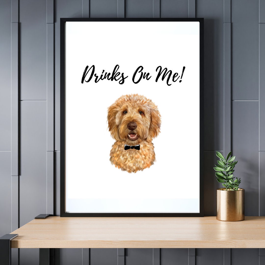 Goldendoodle Wedding Sign - Etsy