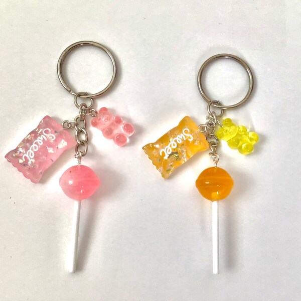 Candy Keychain - Etsy