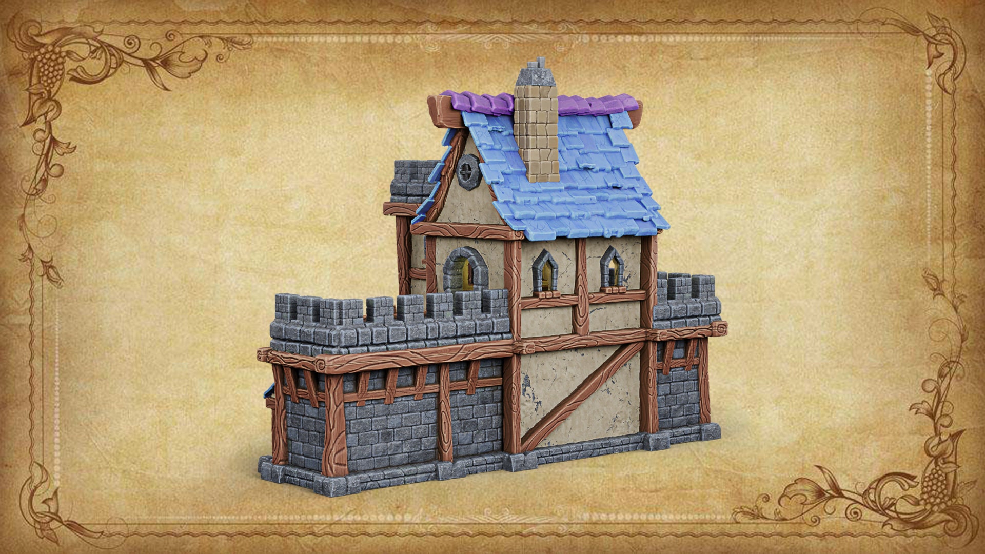 Medieval Barracks - Etsy