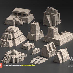 Futuristic Aztec City, Hab 2 - Etsy