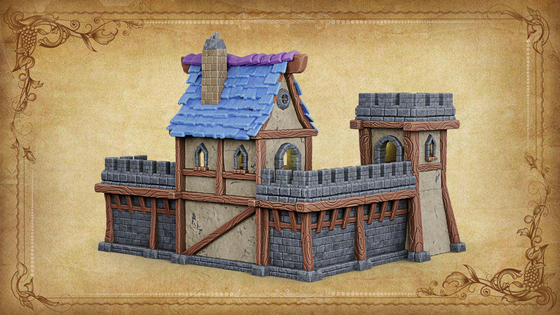 Medieval Barracks - Etsy