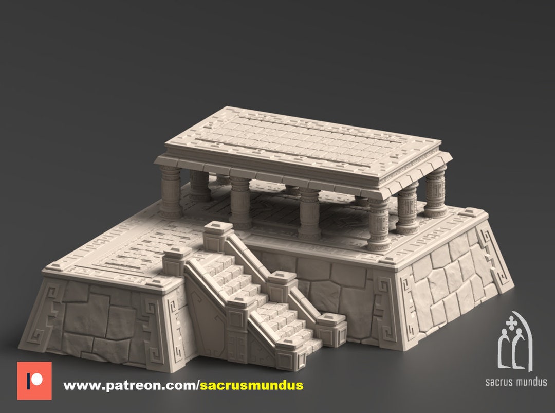 Future Aztec City, Temple 1 - Etsy