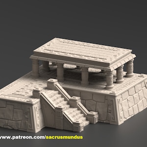 Future Aztec City, Temple 1 - Etsy