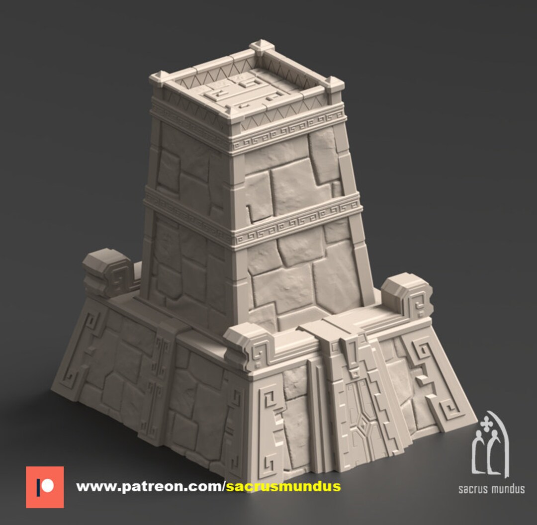 Futuristic Aztec City, Hab 2 - Etsy