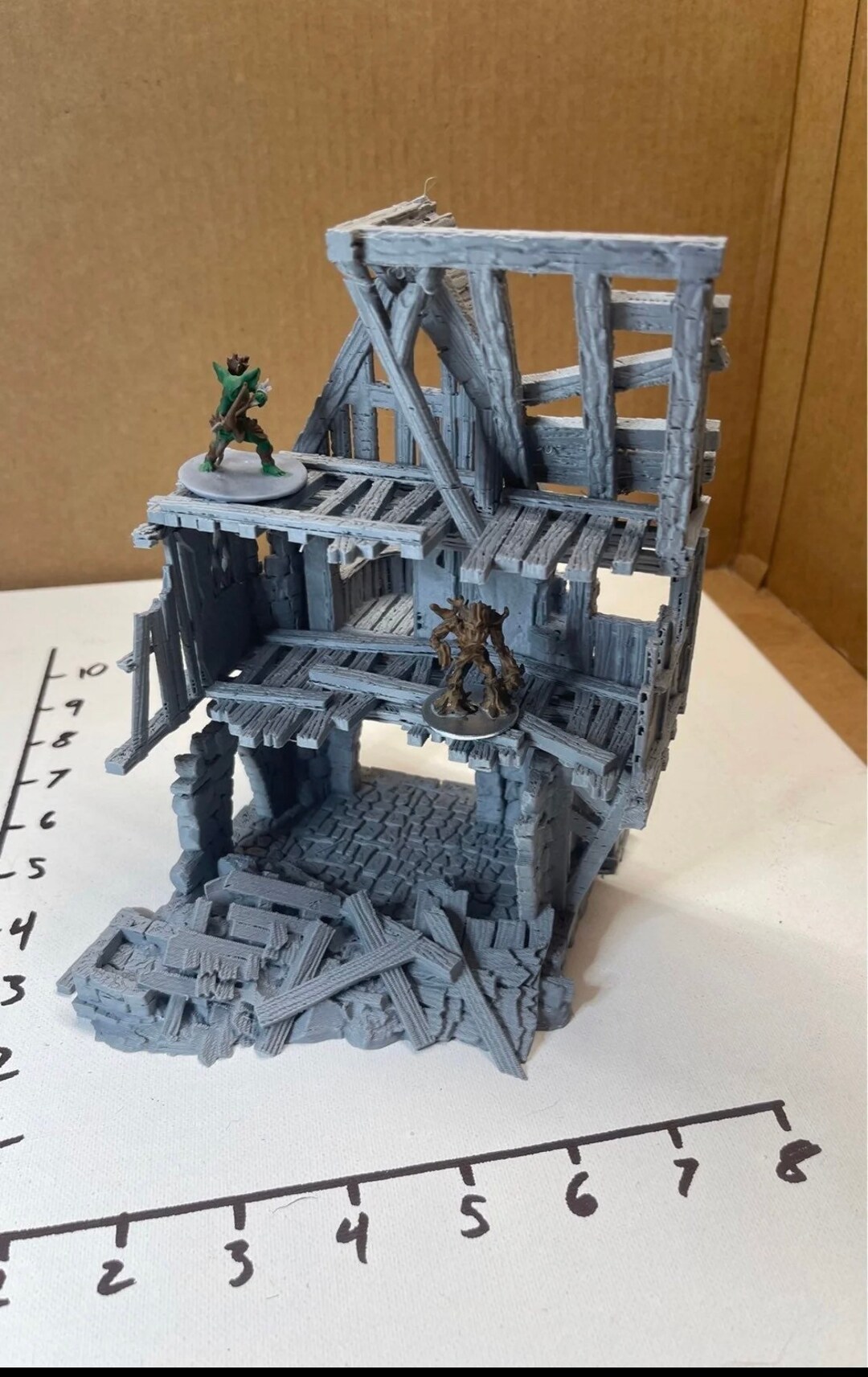 DND Terrain, Ruined House - Etsy