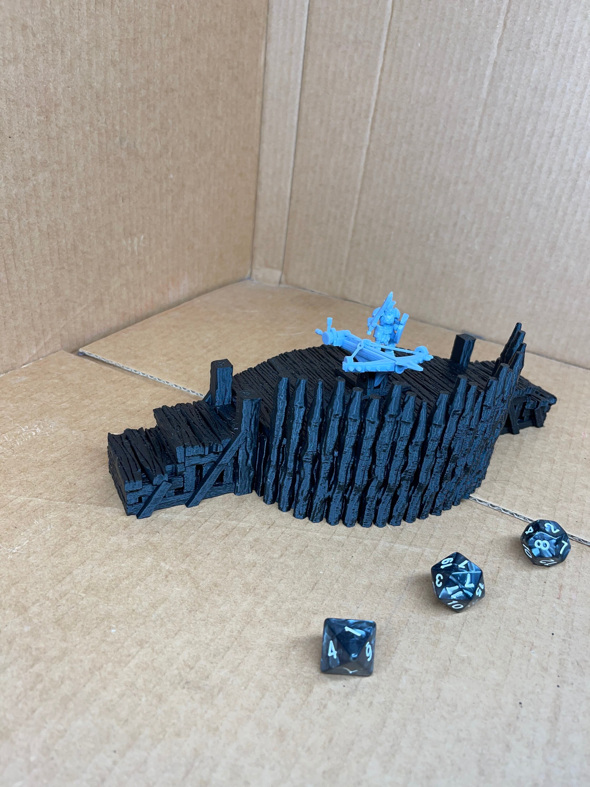 Tabletop Terrain, Palisade Defense Platform - Etsy