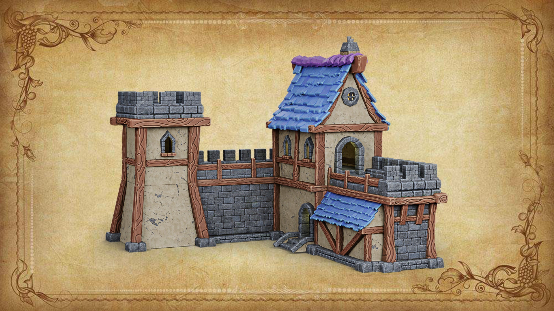 Medieval Barracks - Etsy