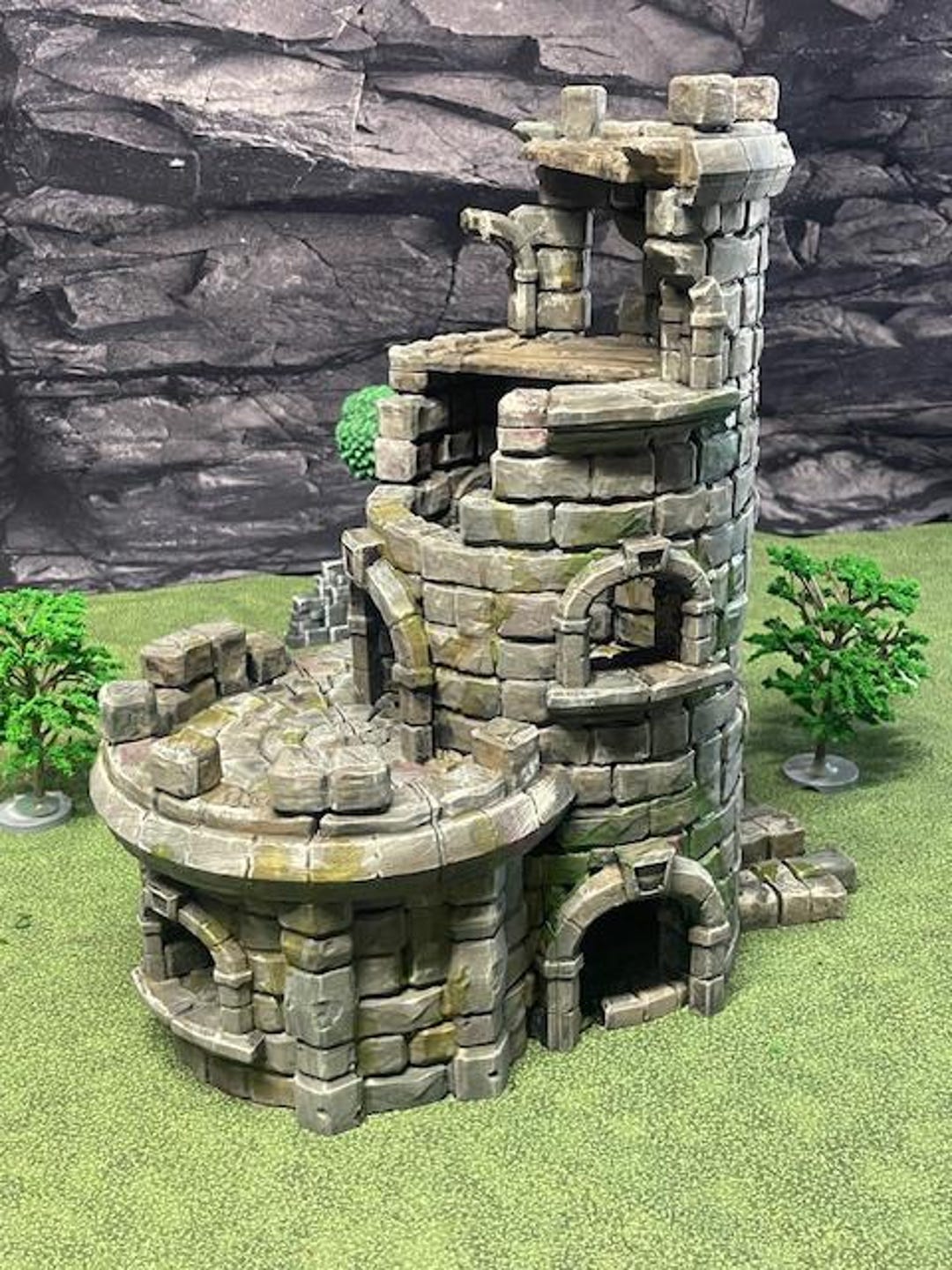 Large Ruined Tower - Etsy