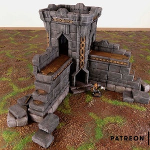 Dwarven Modular Walls: Tower Addon - Etsy