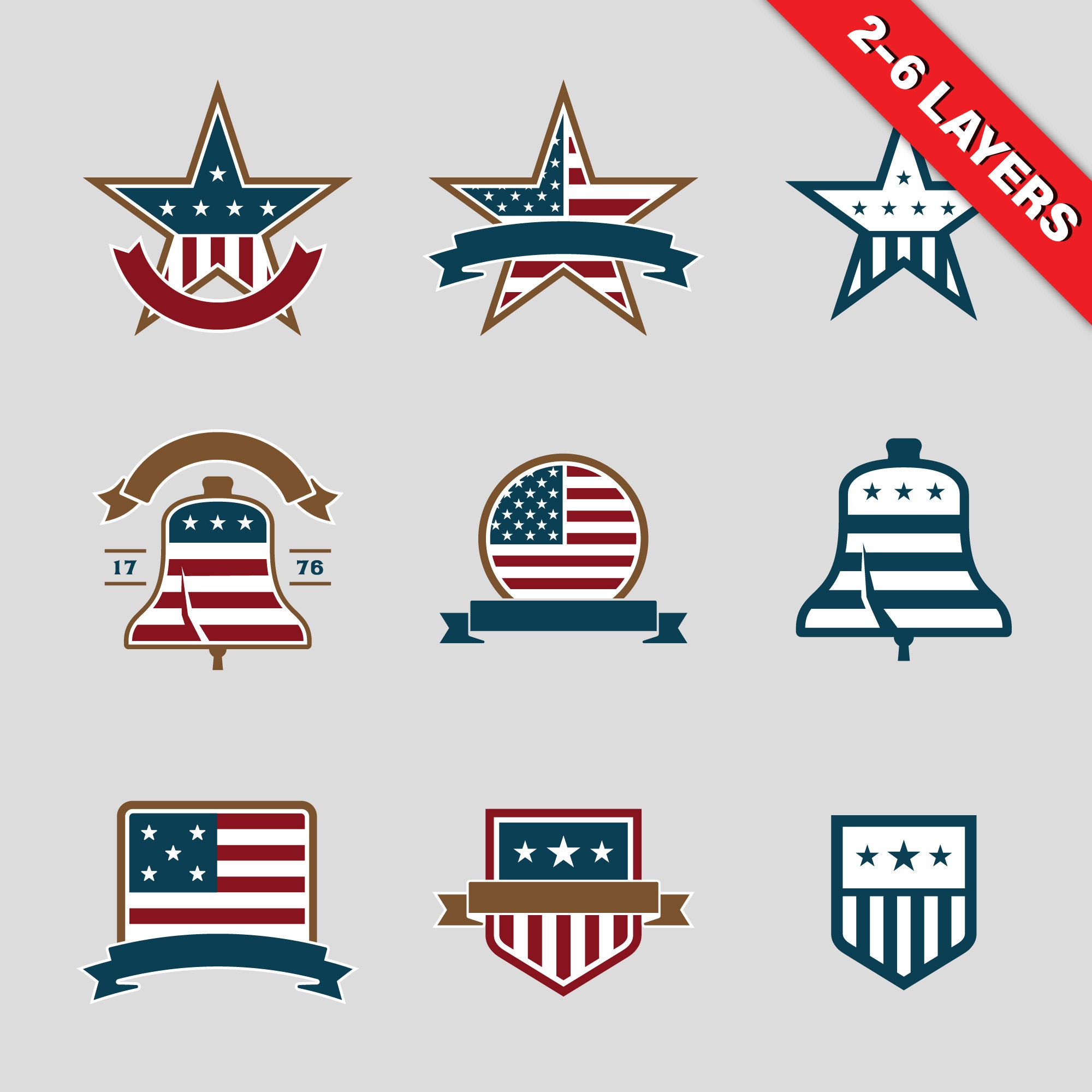 100 Patriotic Cut Files USA Svg American Flag Svg Cricut - Etsy