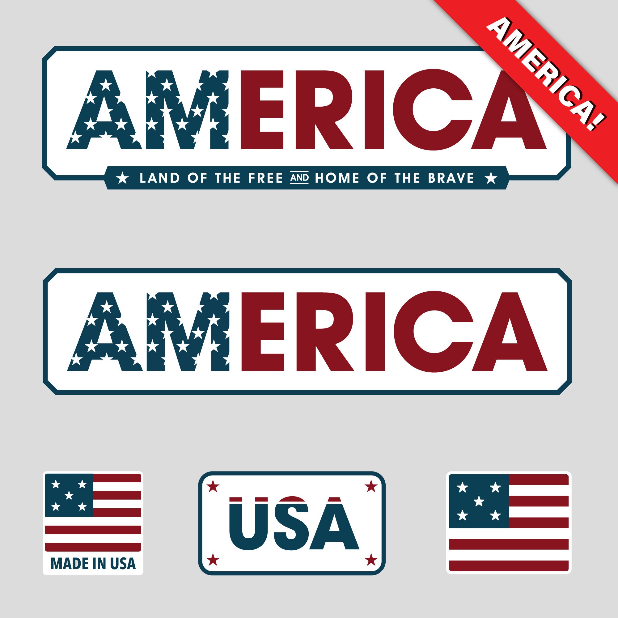 100 Patriotic Cut Files USA Svg American Flag Svg Cricut - Etsy