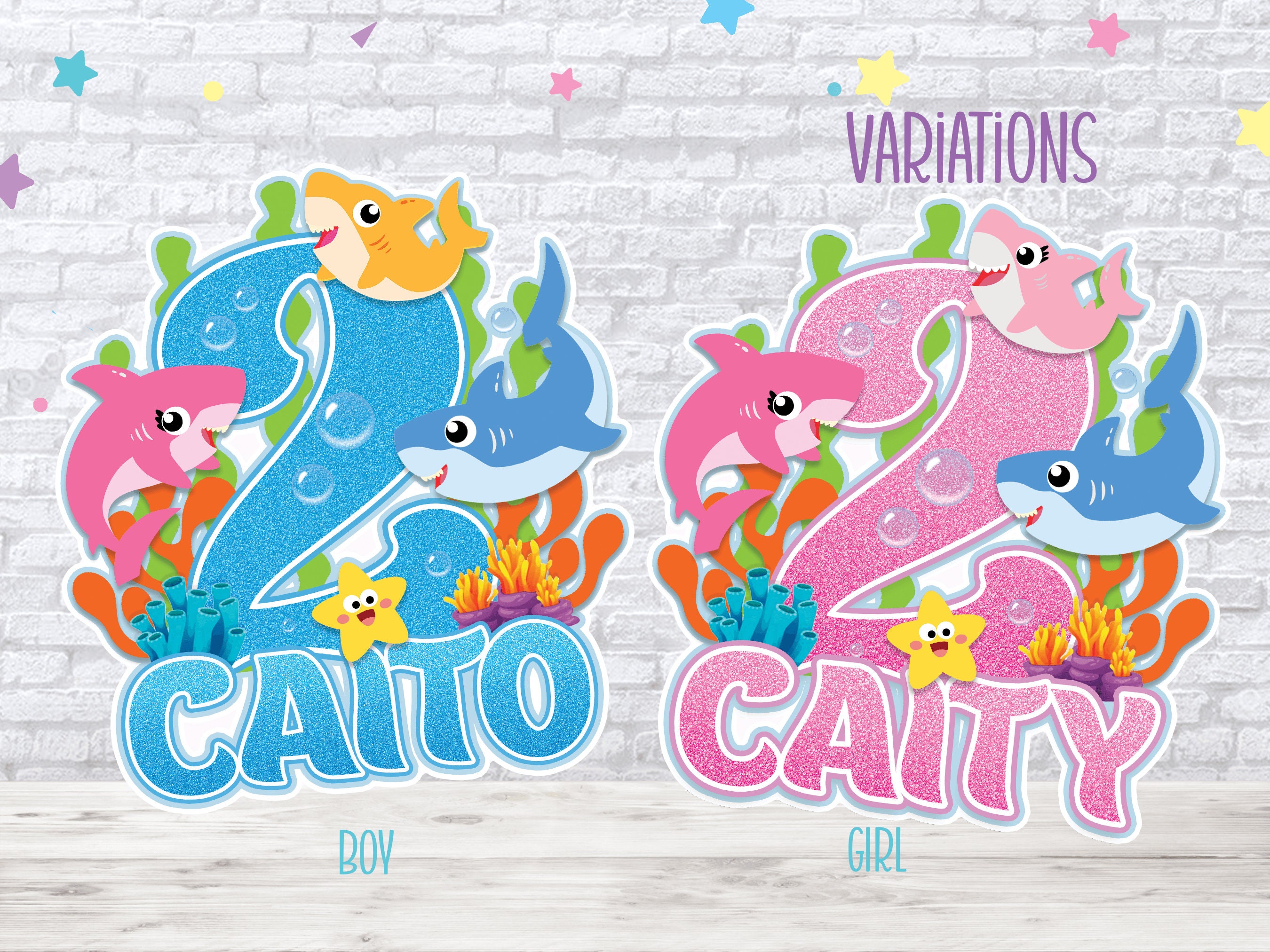 Printable Vector Shark Cake Topper and Centerpiece - Etsy