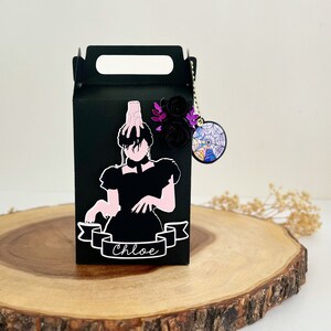 Wednesday Addams wednesday Treat Box Wednesday Birthday Wednesday Party ...