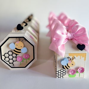 Cute Bee Party Favor. Cute Bee Treat Boxes. Party Decor and Gift Boxes ...