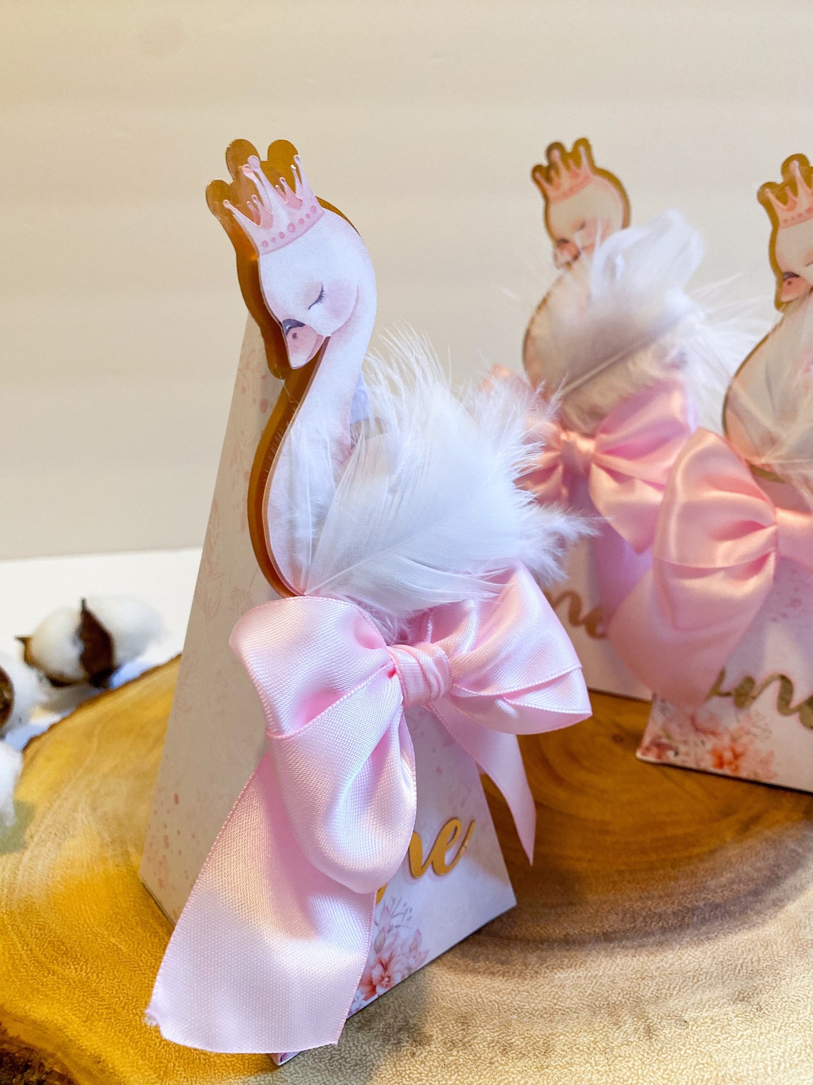 Swan Party Favor. Delicate Swan Treat Boxes. Party Decor and - Etsy