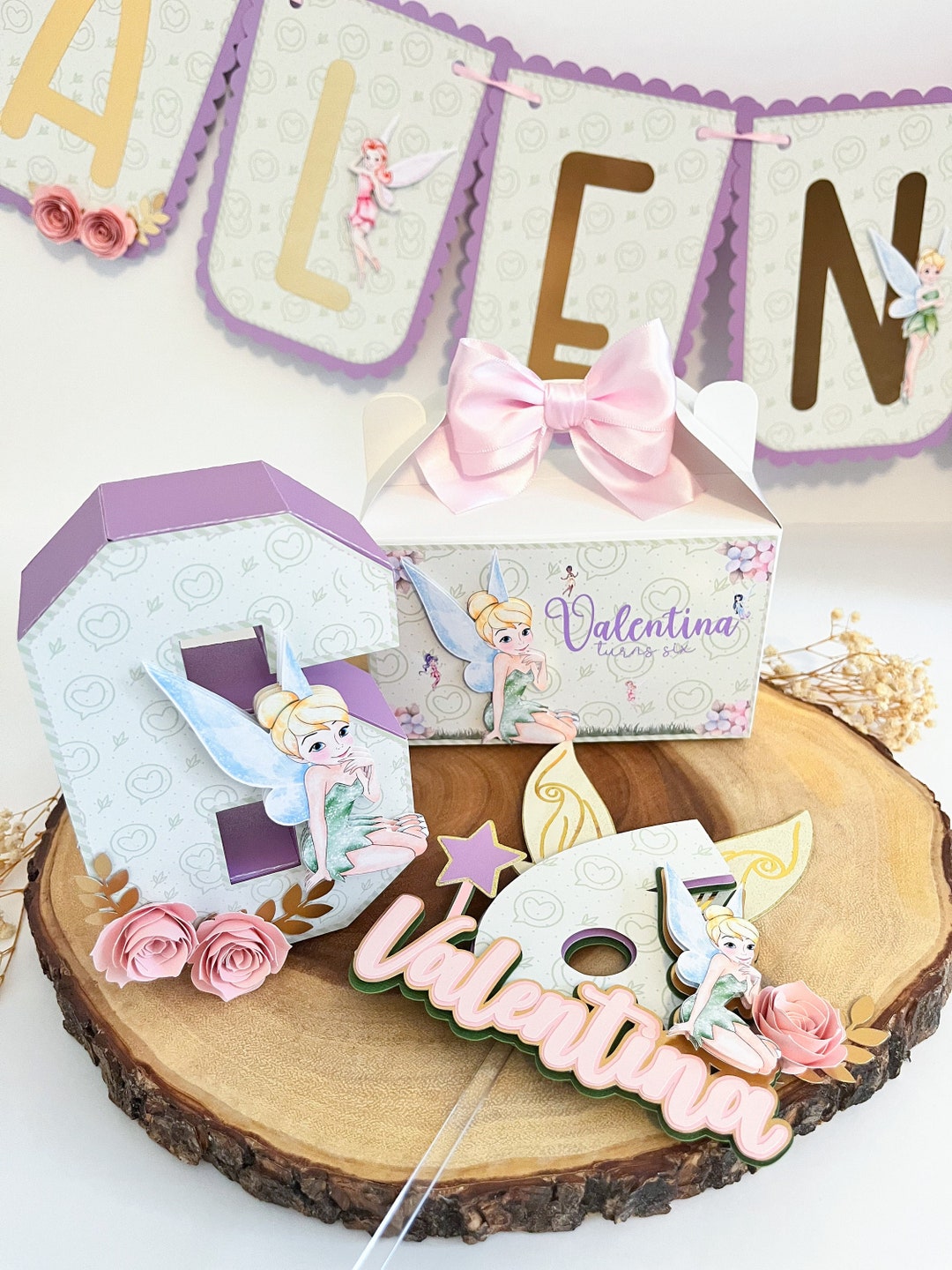 Fairy Party Favor. Tinker Bell Gable Box. Party Decor and Gift Boxes ...