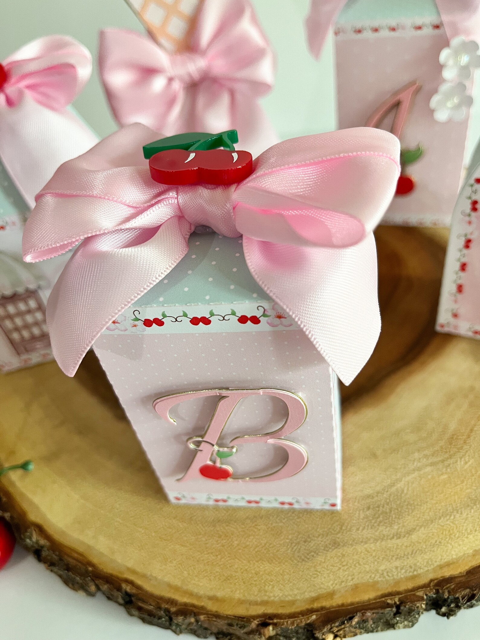 Cherry Party Favor. Cherry Treat Boxes. Party Decor and Gift - Etsy