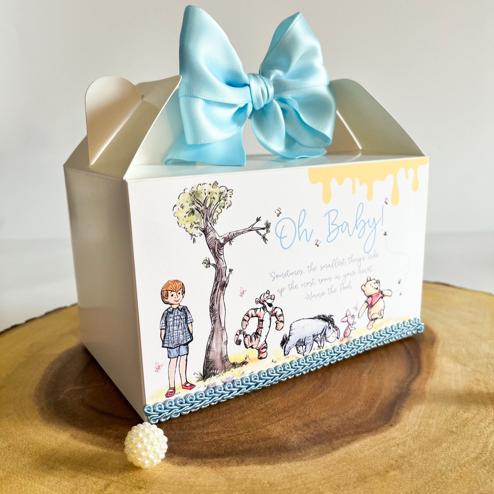 Winnie the Pooh Party Gable Boxes. Pooh Treat Boxes. Party Decor and ...