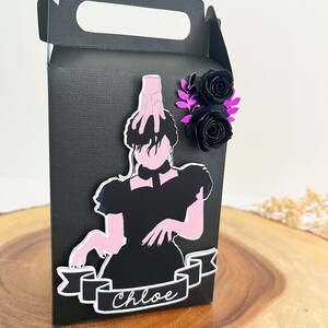 Wednesday Addams wednesday Treat Box Wednesday Birthday Wednesday Party ...