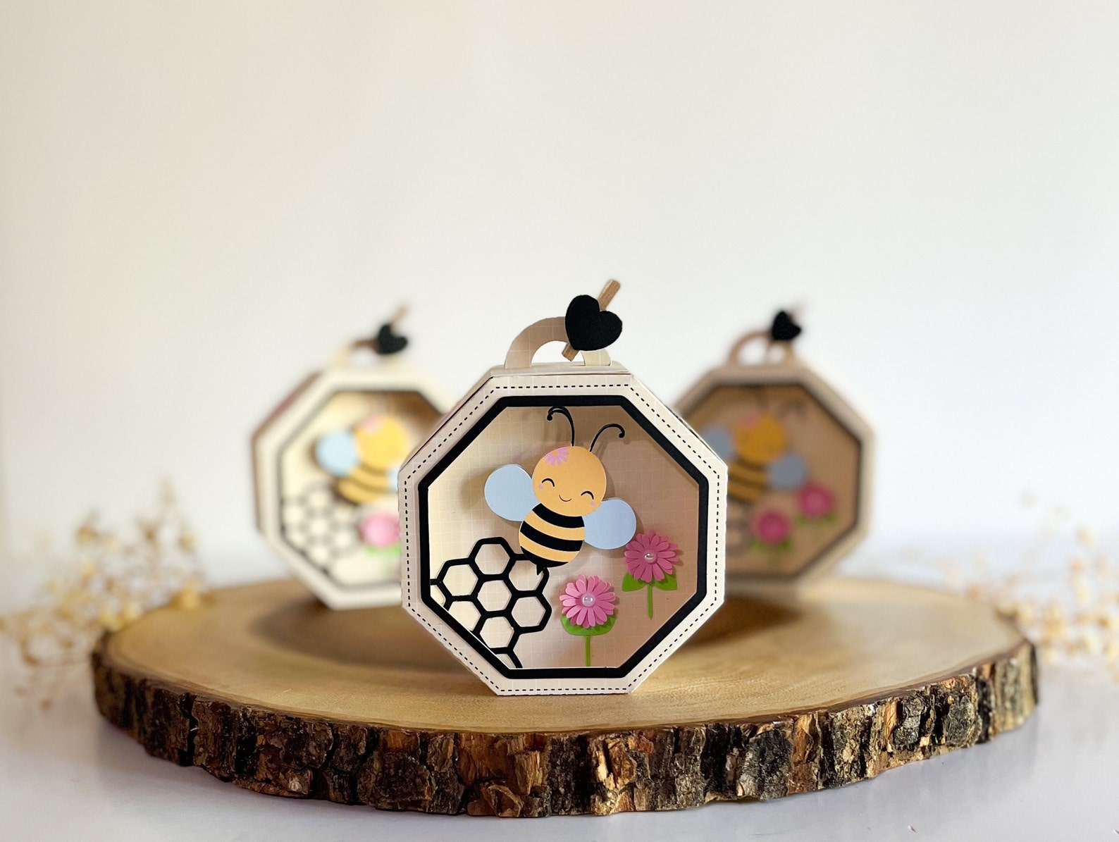 Cute Bee Party Favor. Cute Bee Treat Boxes. Party Decor and - Etsy