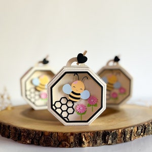 Cute Bee Party Favor. Cute Bee Treat Boxes. Party Decor and Gift Boxes ...