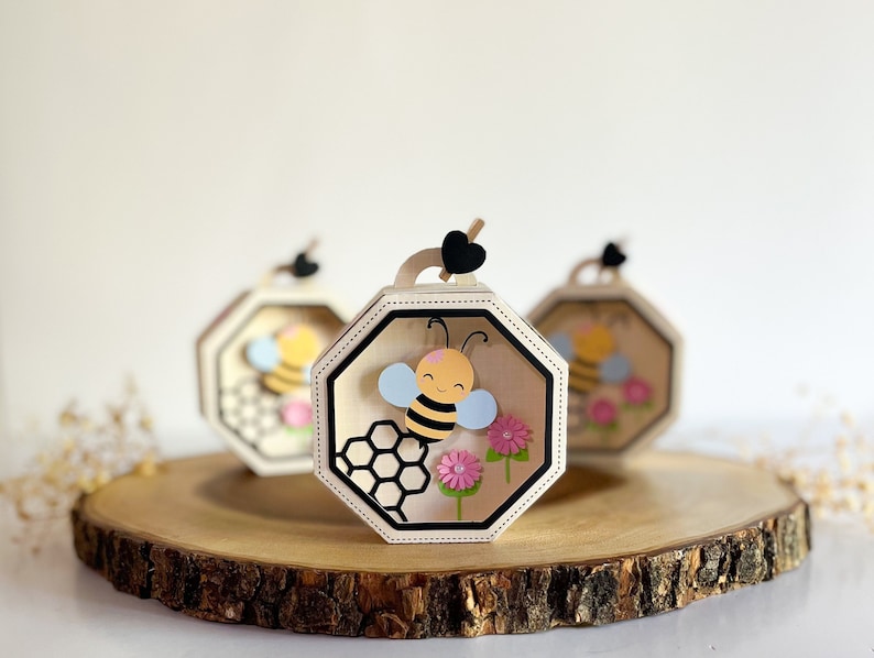 Cute Bee Party Favor. Cute Bee Treat Boxes. Party Decor and - Etsy