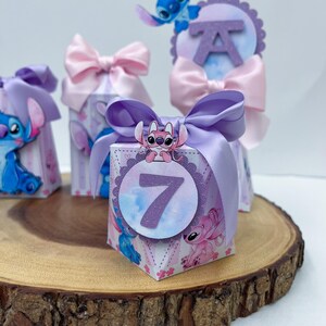 SET 20PCS Stitch Party Box. Gable Box Lilo and Angel. Lilo & Stitch ...
