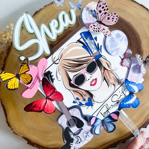 Taylor Swift Cake Topper Swiftie Cake Topper Eras Topper - Etsy