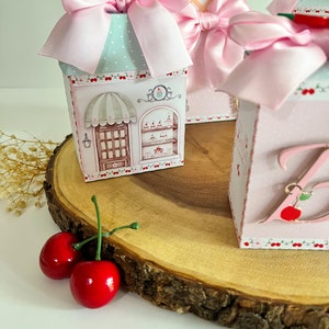 Cherry Party Favor. Cherry Treat Boxes. Party Decor and Gift Boxes ...