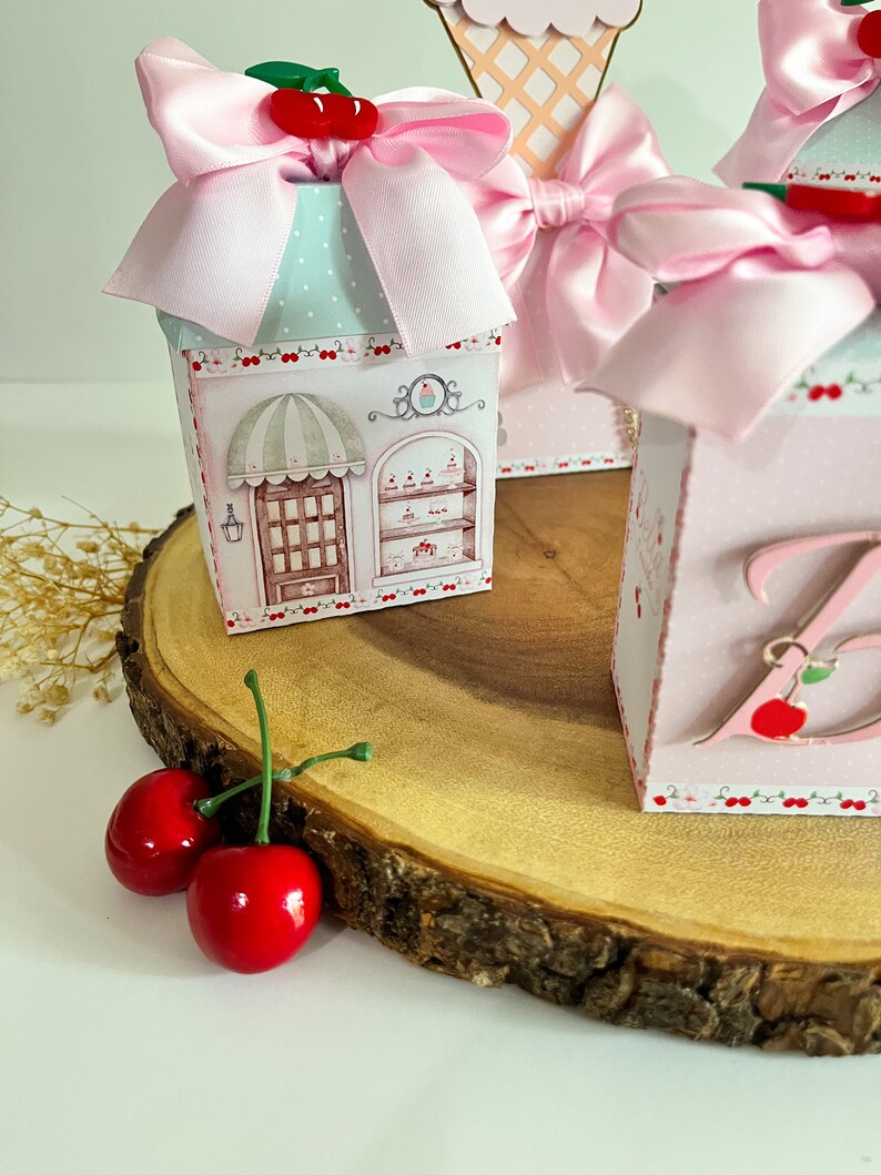 Cherry Party Favor. Cherry Treat Boxes. Party Decor and Gift - Etsy