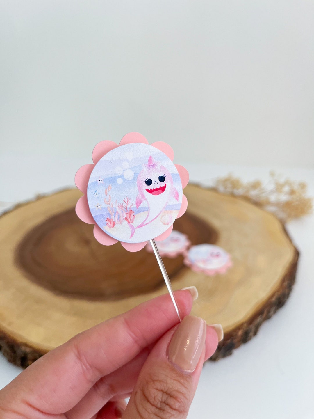 Cute Shark Baby• Shark Color Candy Cupcake Topper• Baby Shark Inspired ...