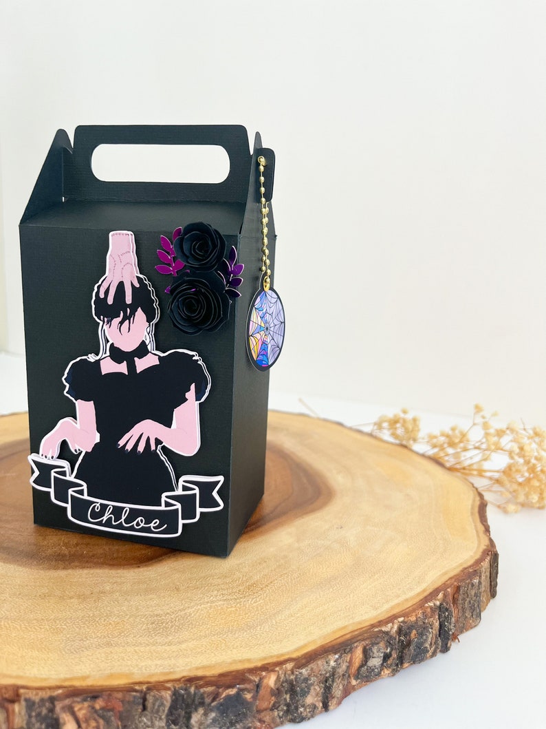 Wednesday Addams wednesday Treat Box Wednesday Birthday - Etsy