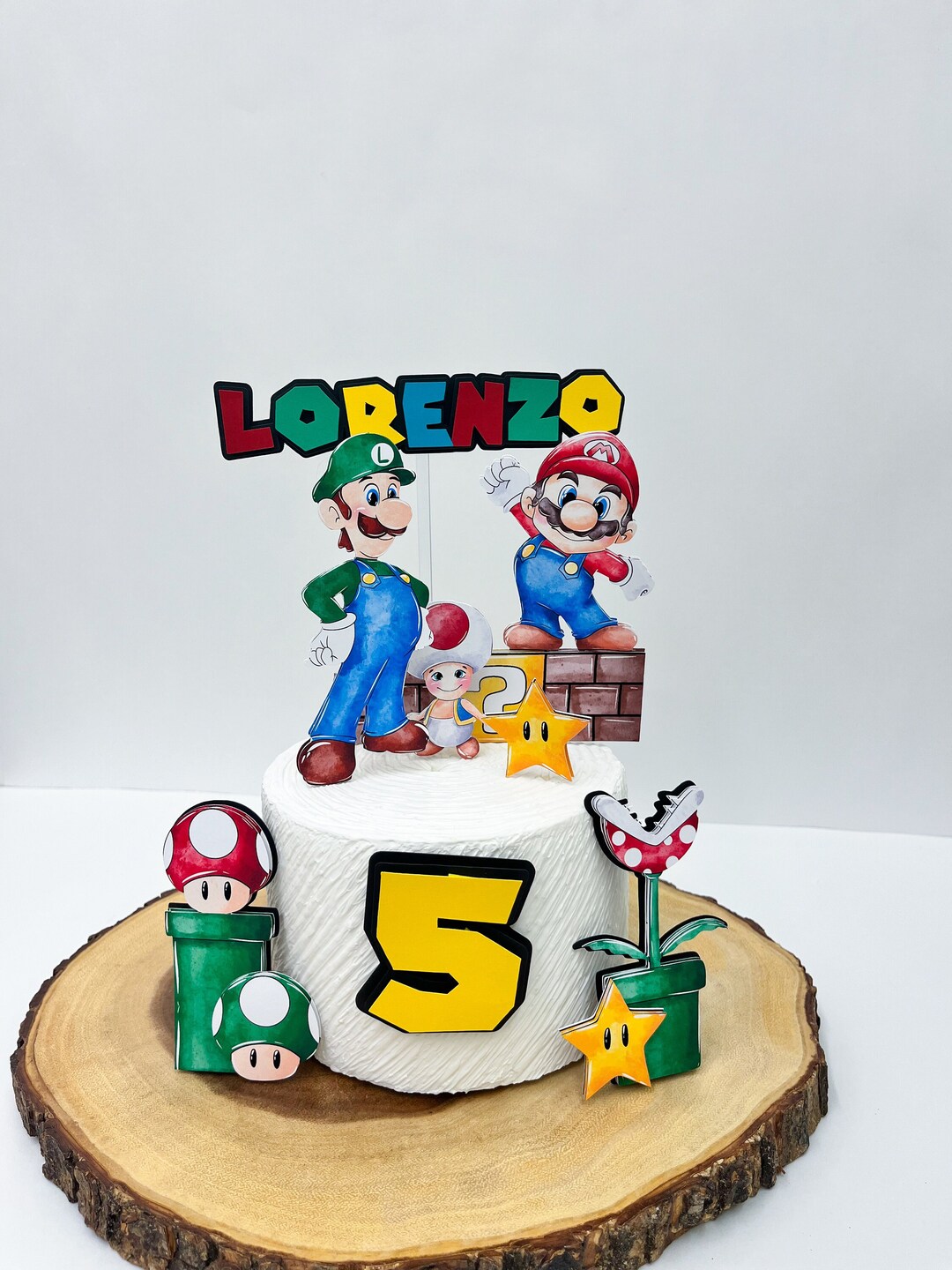 Super Mario • Super Mario Cake Topper • Super Mario Birthday • Super ...