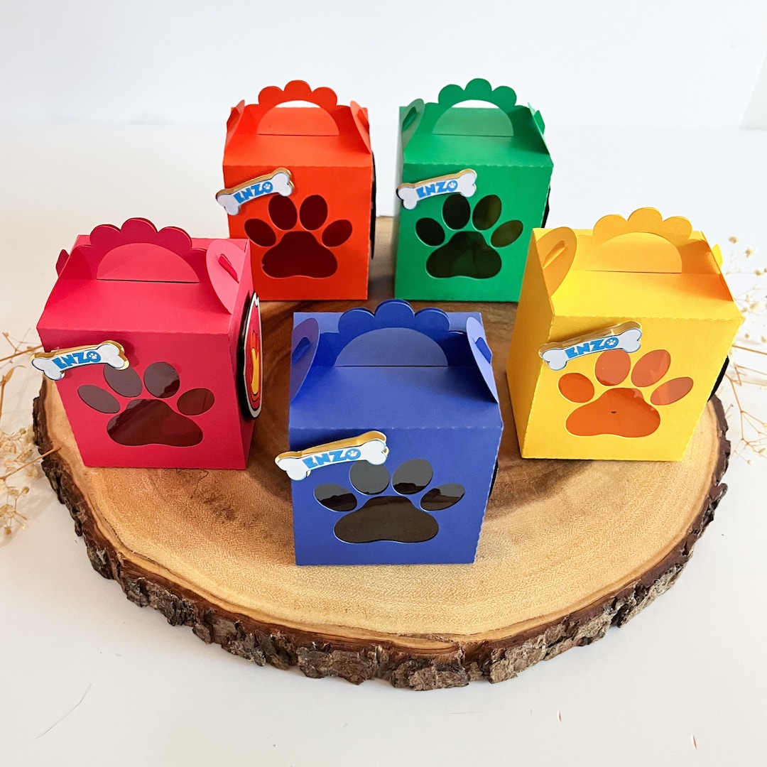 Paw Patrol Party Favors Boxes Set 10 Pc - Etsy Canada