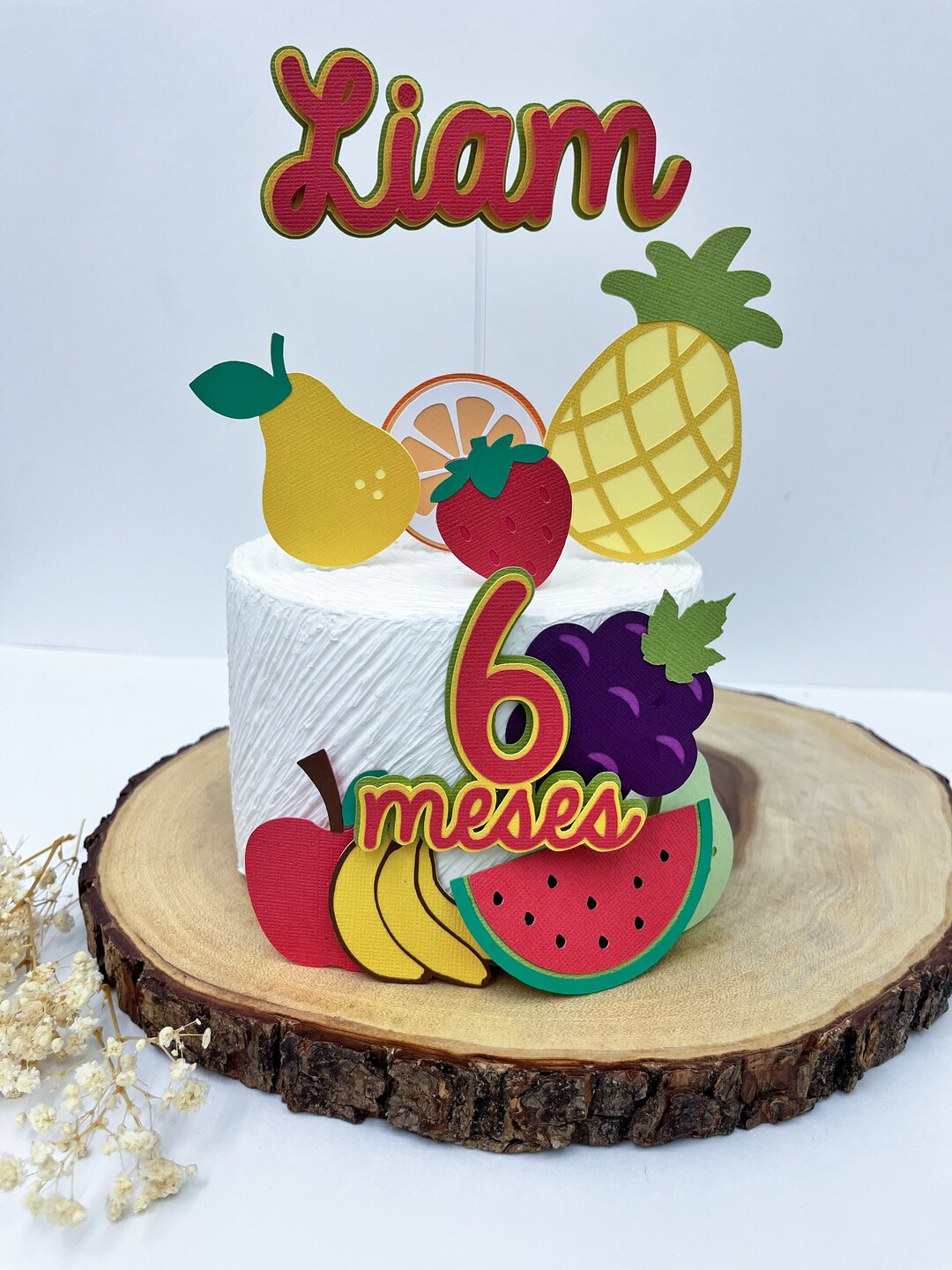 Fruits Cake Topper - Etsy