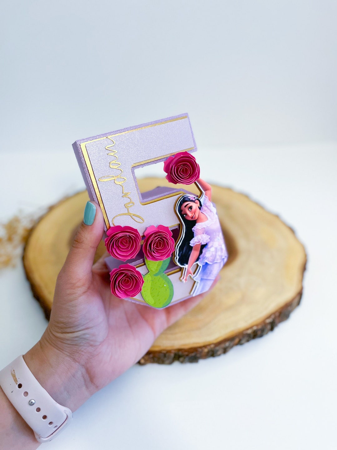 3d Number Isabella Miracle Family Party Favors Boxes - Isabella Treat ...