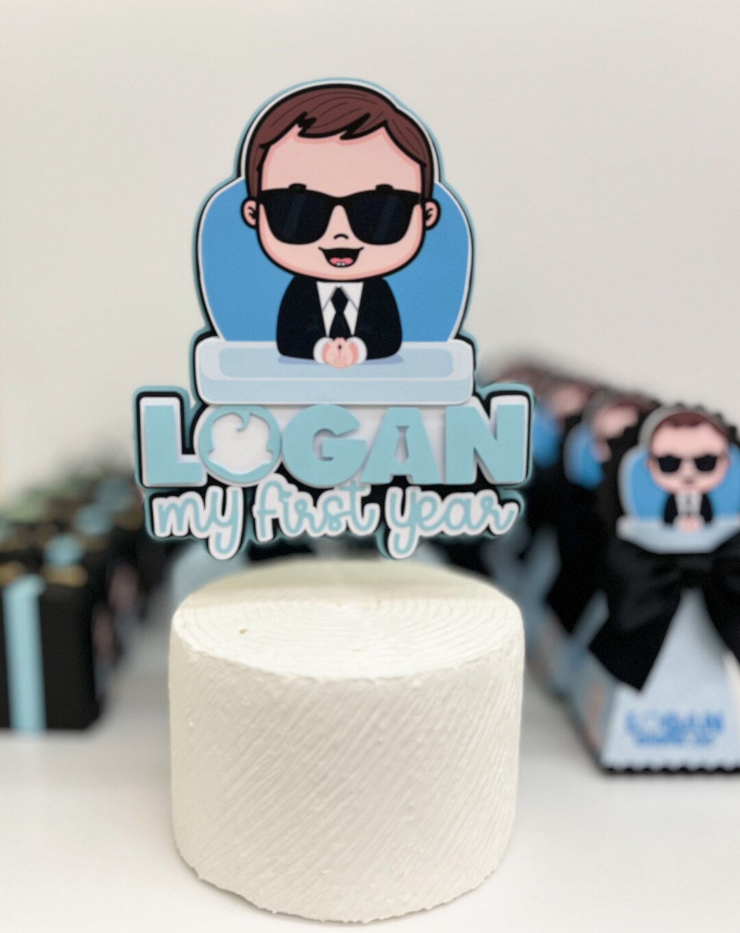 Little Boss Cake Topper, Boss Baby Insp., Boss Baby Birthday - Etsy