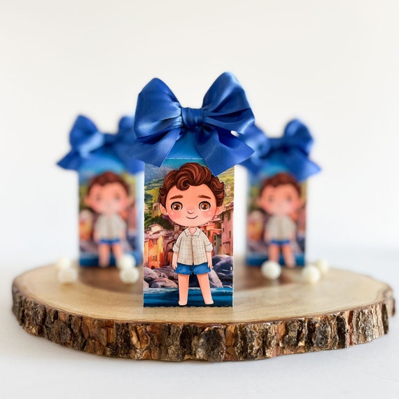 Luca Kids Party Favor Box Luca Treat Boxes. Party Decor and - Etsy