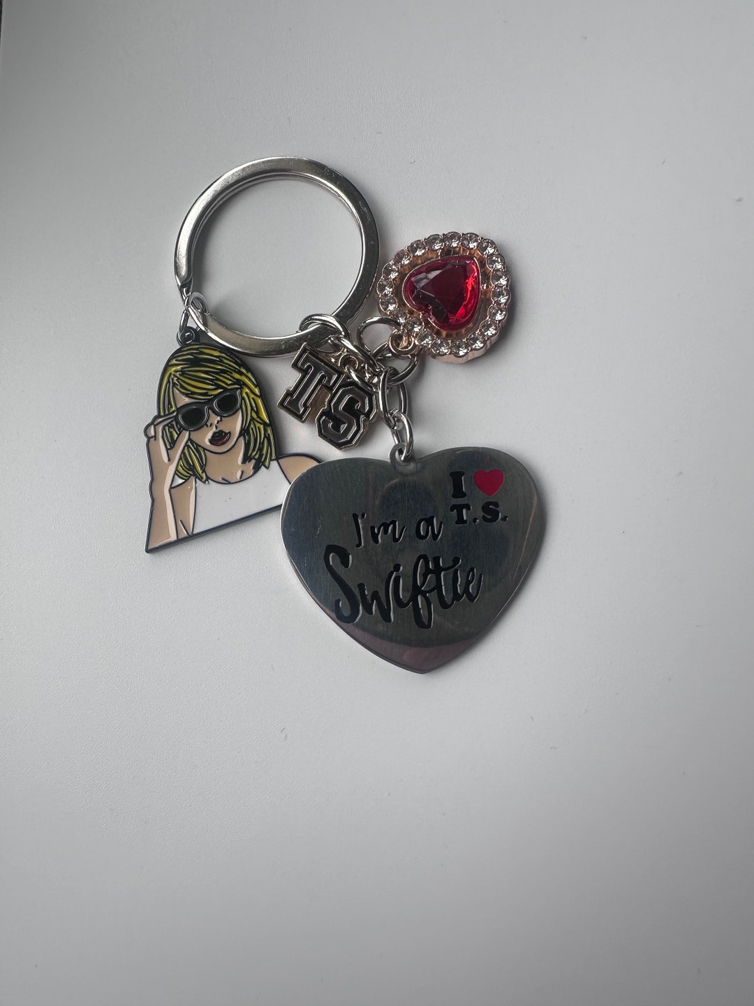 Swiftie Keyring With Heart. - Etsy
