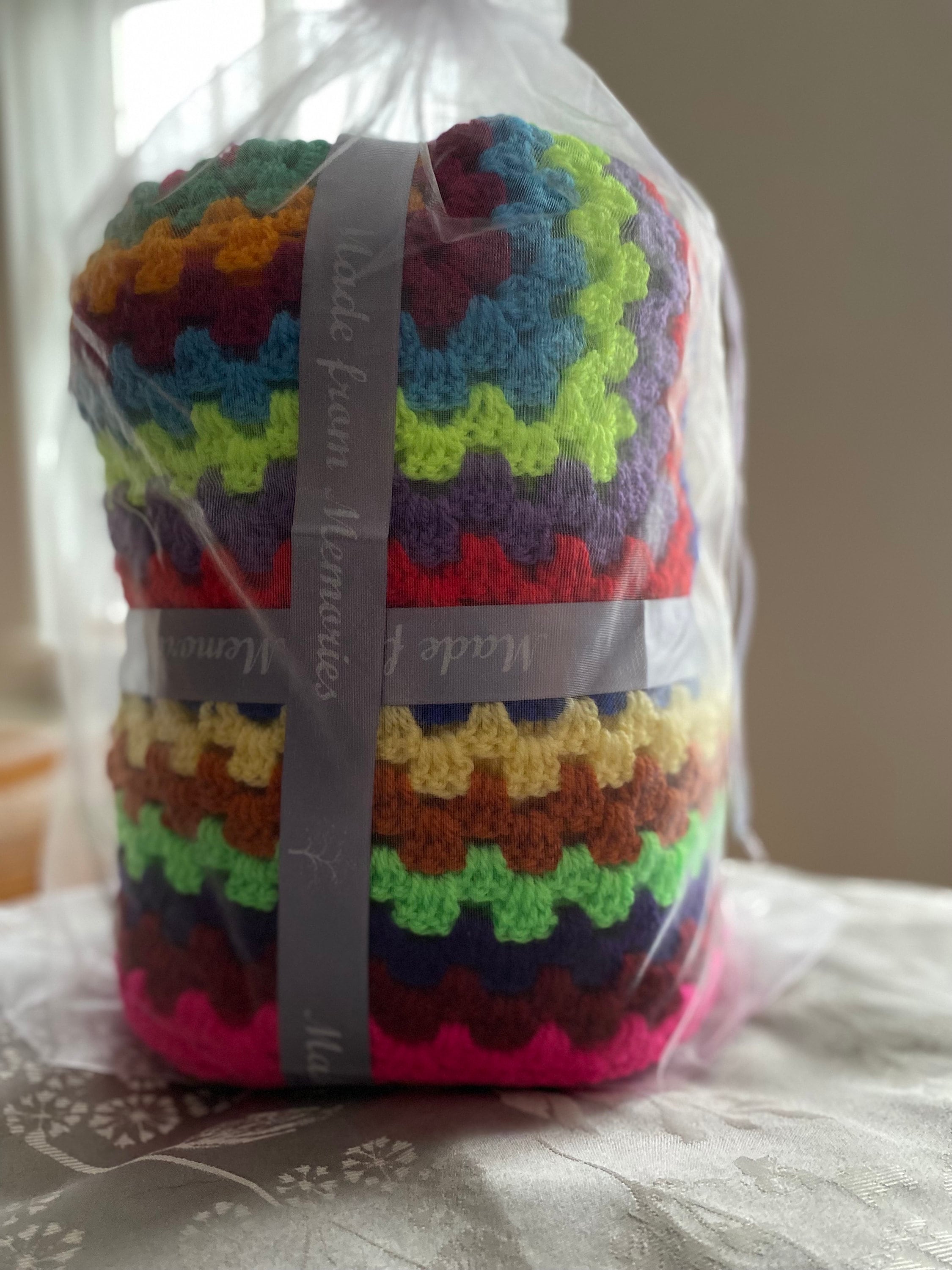 Handmade Blanket, Throw, Crochet Blanket, Bedding, Irish Made, Handmade ...