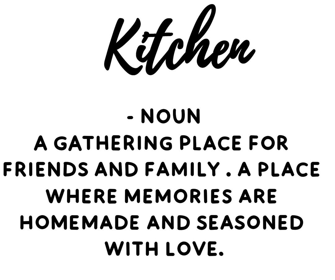 Kitchen Quote SVG and PNG/ Decal/ Sticker - Etsy