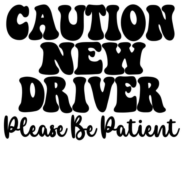 New Driver Svg - Etsy