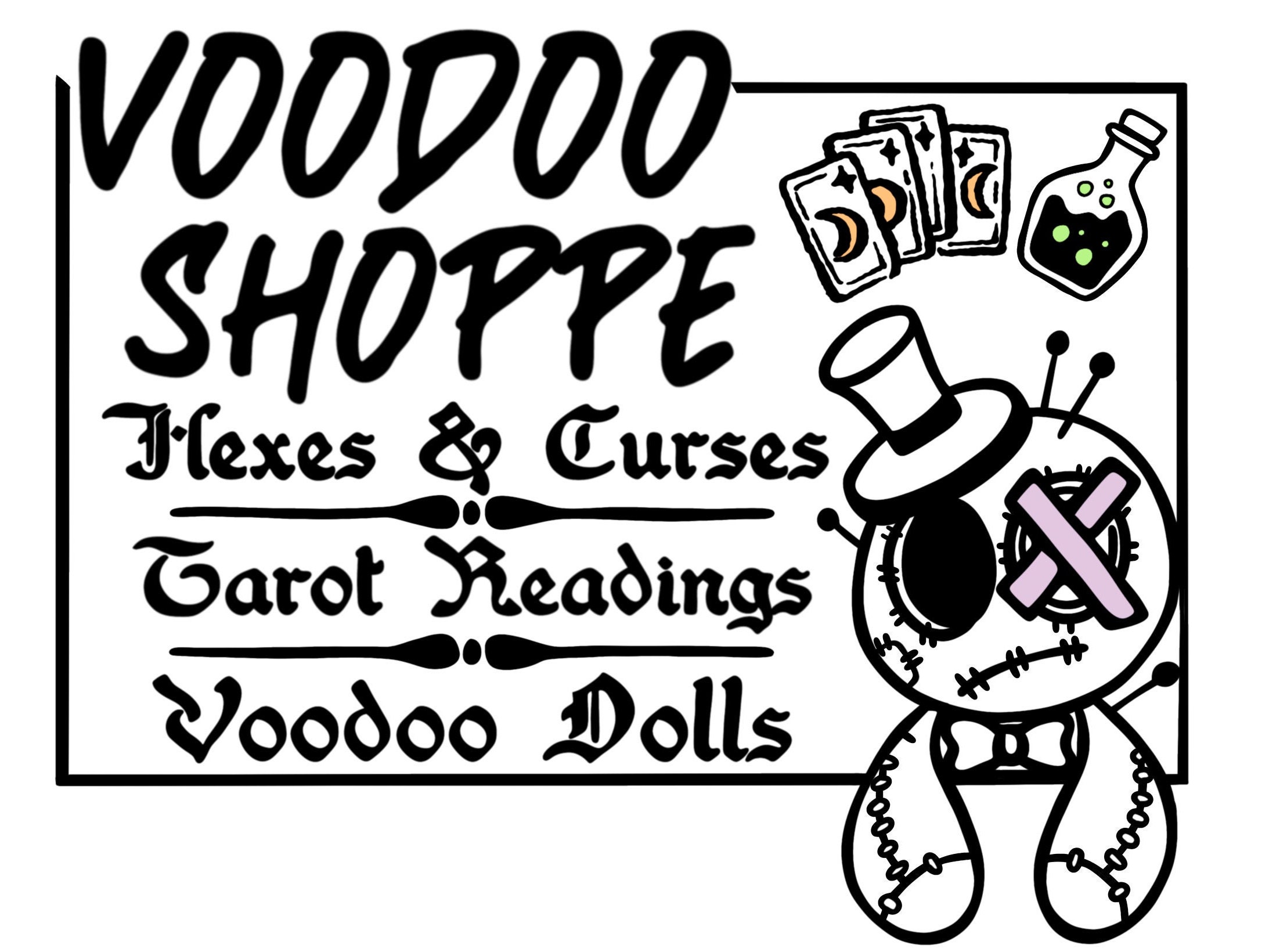 Voodoo Shoppe SVG and PNG/ Decal/ Sticker - Etsy