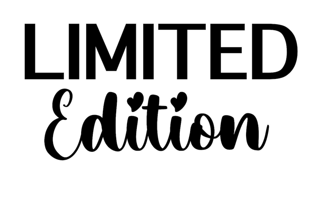 Limited Edition SVG and PNG/ Decal/ Sticker - Etsy