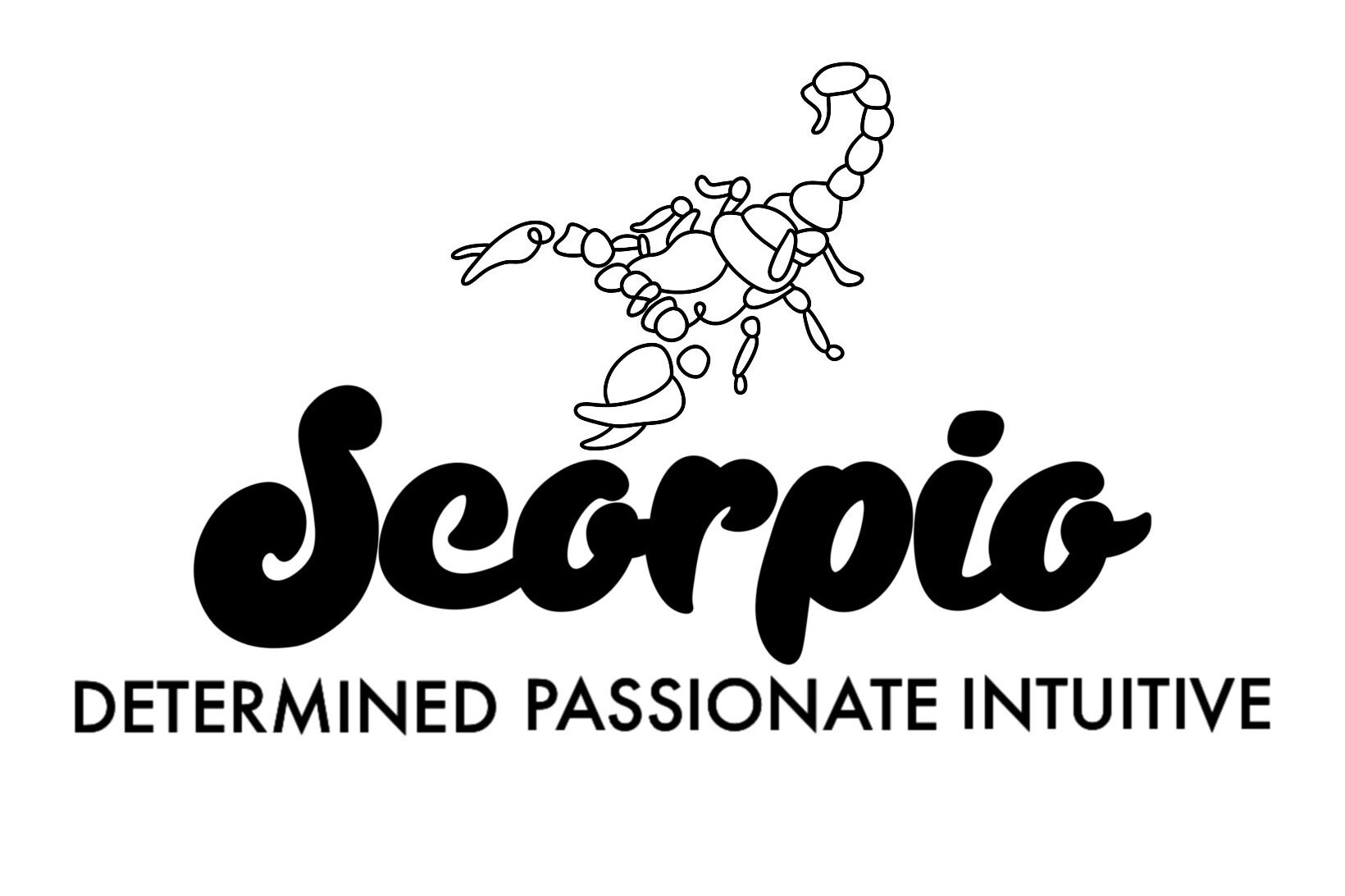 Scorpio SVG and PNG/ Zodiac Sign/ Decal/ Sticker - Etsy