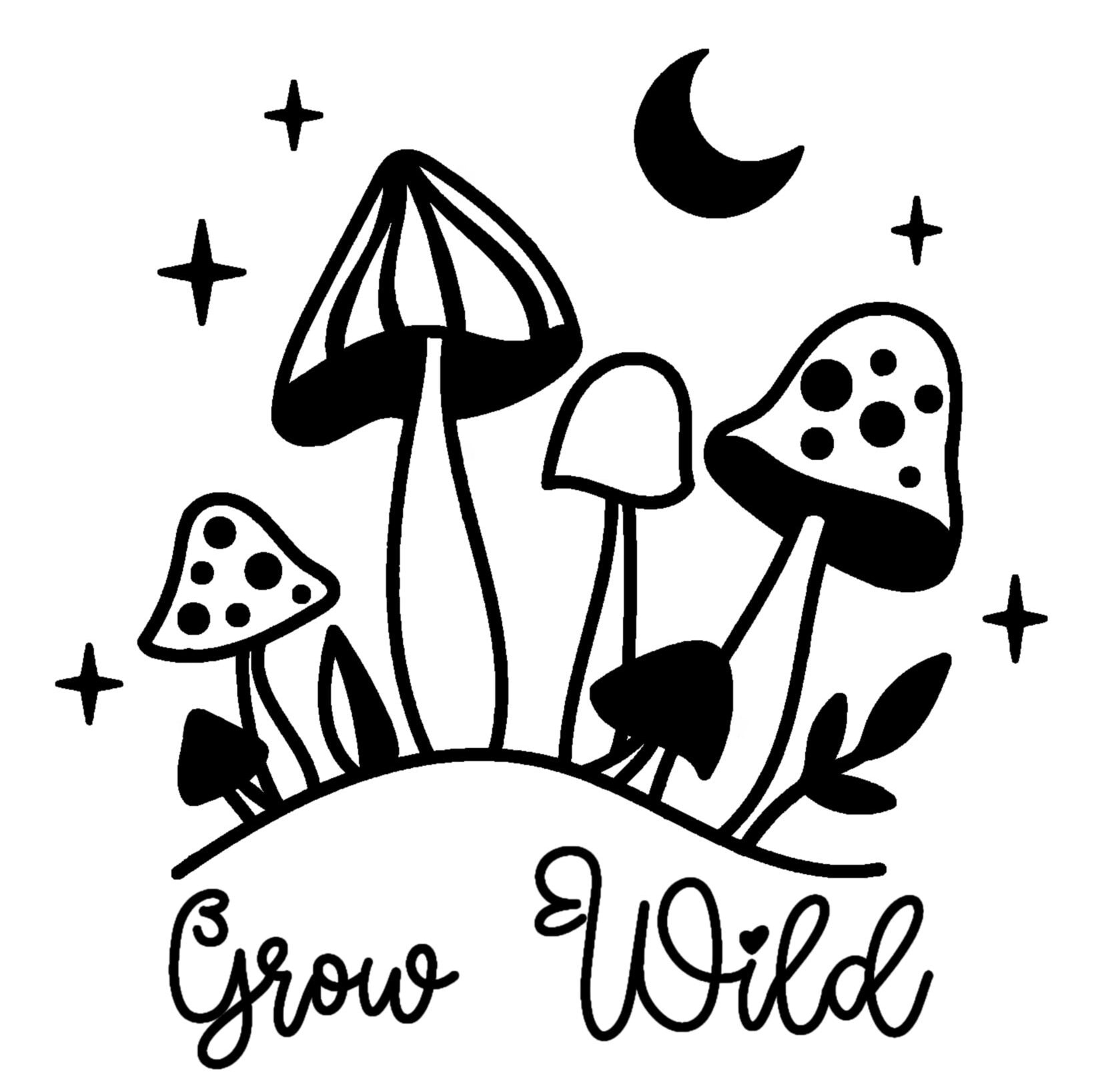 Grow Wild SVG and PNG/ Decal/ Sticker - Etsy
