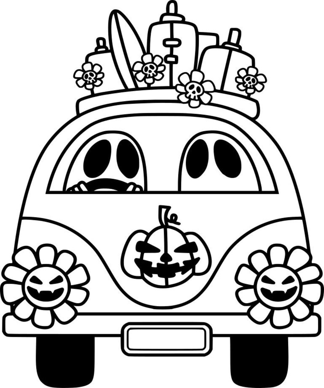 Hippie Ghosts SVG/ Halloween - Etsy