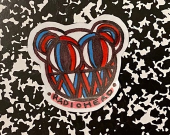 Radiohead Sticker | Etsy