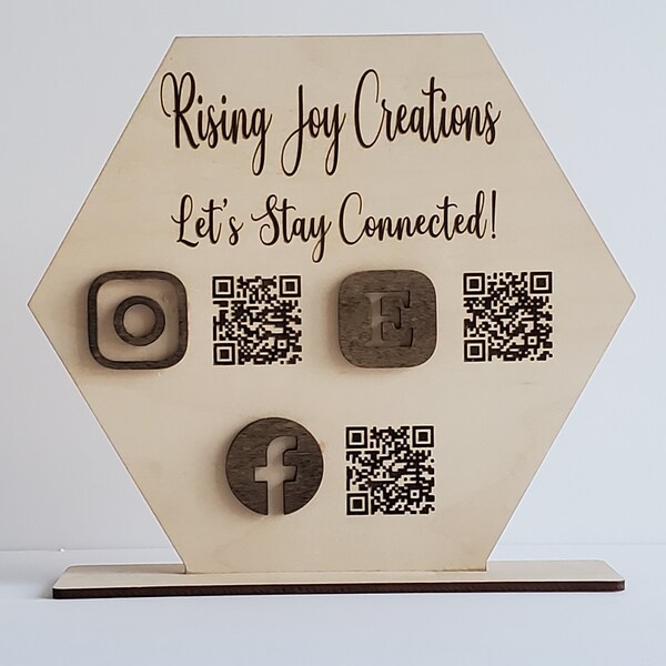 Hexagon Business Sign - Etsy