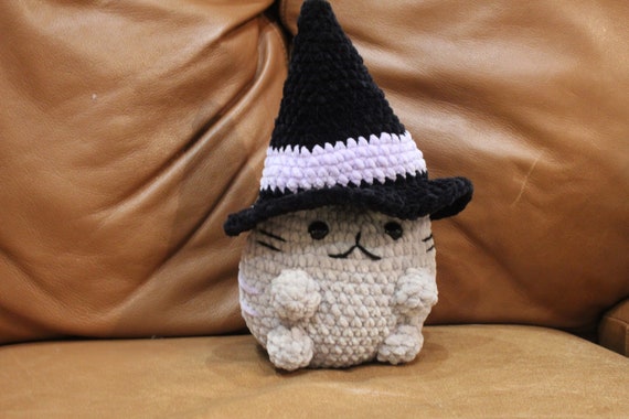 Witch Crochet Halloween Cat PATTERN ONLY - Etsy